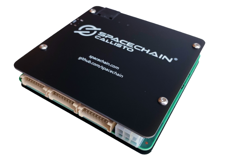 Programmable hardware board for developing space-based Blockchain apps ...